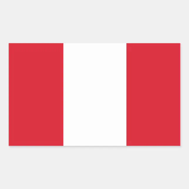 Peru Flag Sticker | Zazzle