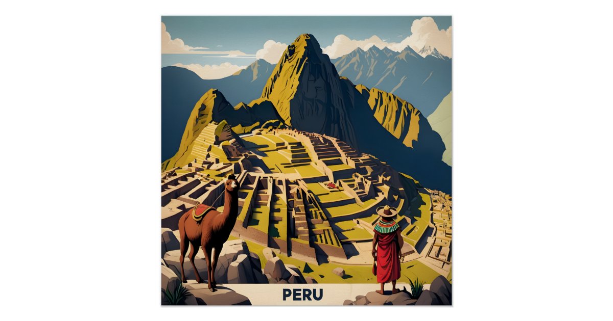 Peru Machu Picchu Poster | Zazzle