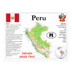 Peru Postcards - No Minimum Quantity | Zazzle