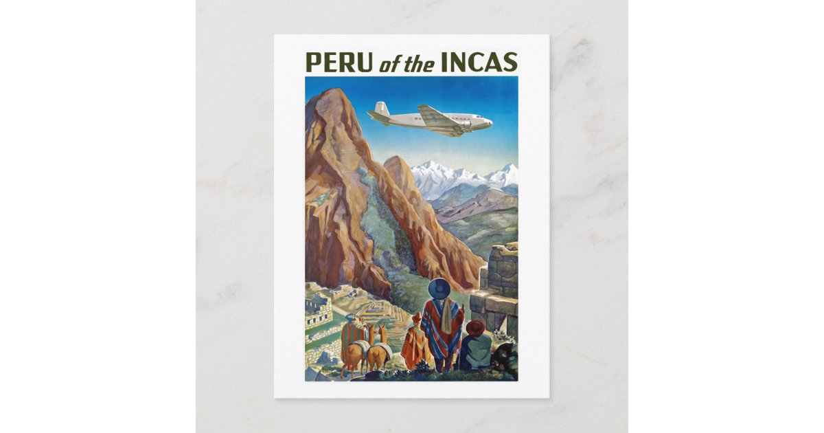Peru of The Incas Postcard | Zazzle