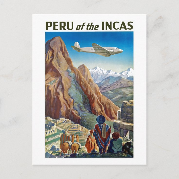 Peru of The Incas Postcard | Zazzle