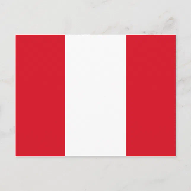 Peru (Peruvian) Flag Postcard | Zazzle
