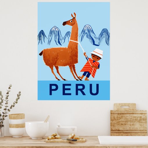 Peru travel poster | Zazzle