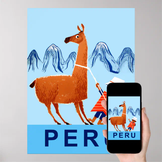 Peru travel poster | Zazzle