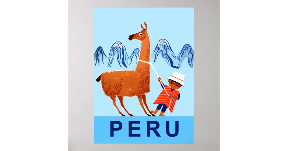 Peru travel poster | Zazzle