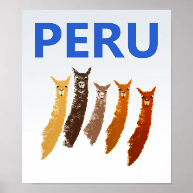 Peru Travel Poster | Zazzle