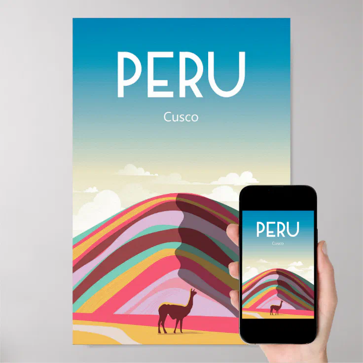 Peru travel poster | Zazzle