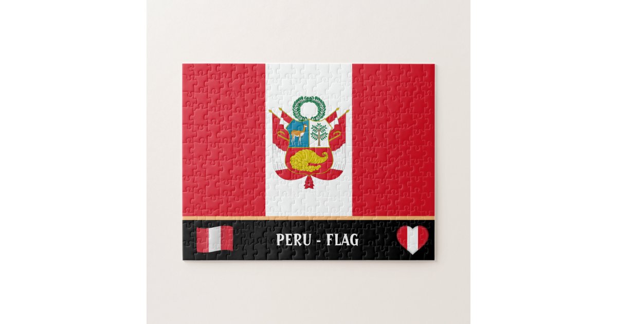 Peruvia Flag & Peruan country / Peru Jigsaw Puzzle | Zazzle