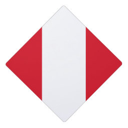 Peruvian flag graduation cap topper | Zazzle