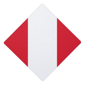 Peruvian flag graduation cap topper | Zazzle