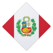 Peruvian flag graduation cap topper | Zazzle