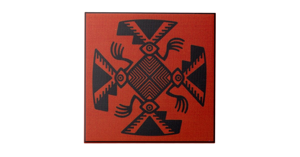 Peruvian Inca Bird Ceramic Tile | Zazzle
