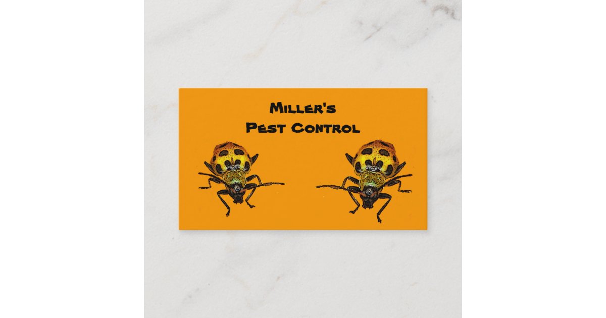Pest Control Business Card | Zazzle