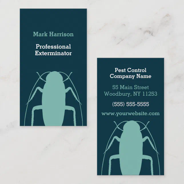 Pest Control Business Card | Zazzle