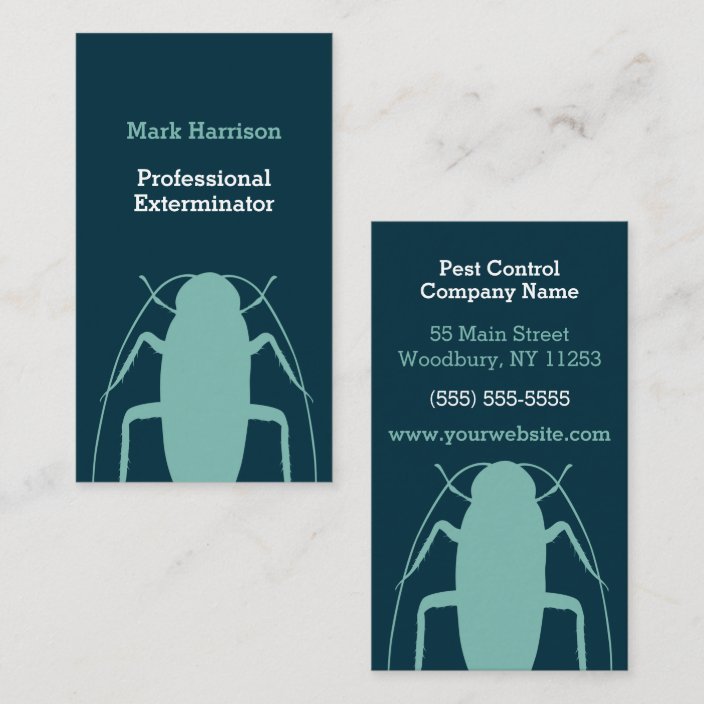 Pest Control Business Card | Zazzle.com