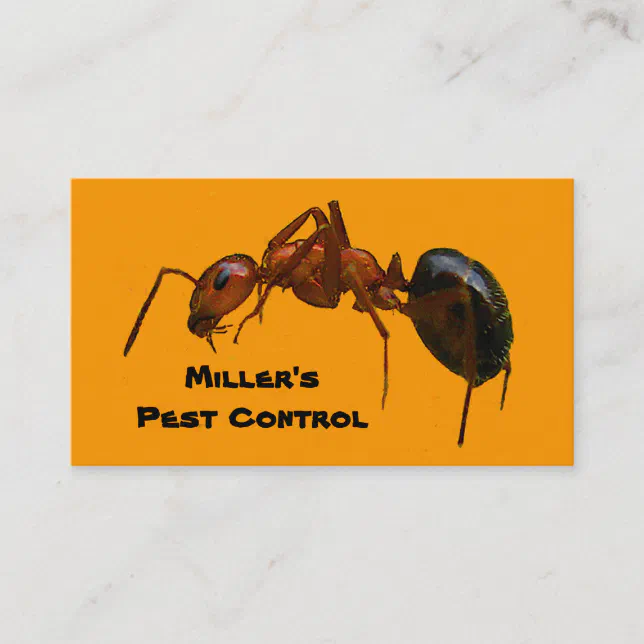 Pest Control Business Card | Zazzle