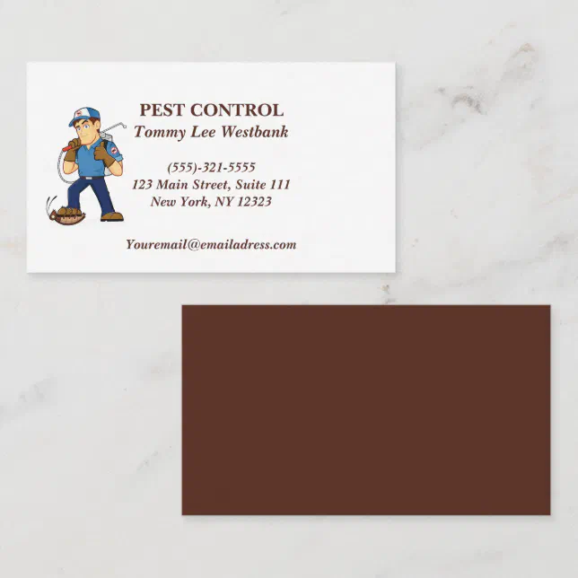 Pest Control Business Card | Zazzle
