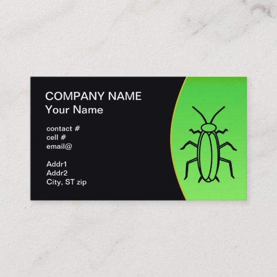 pest control business card | Zazzle.com