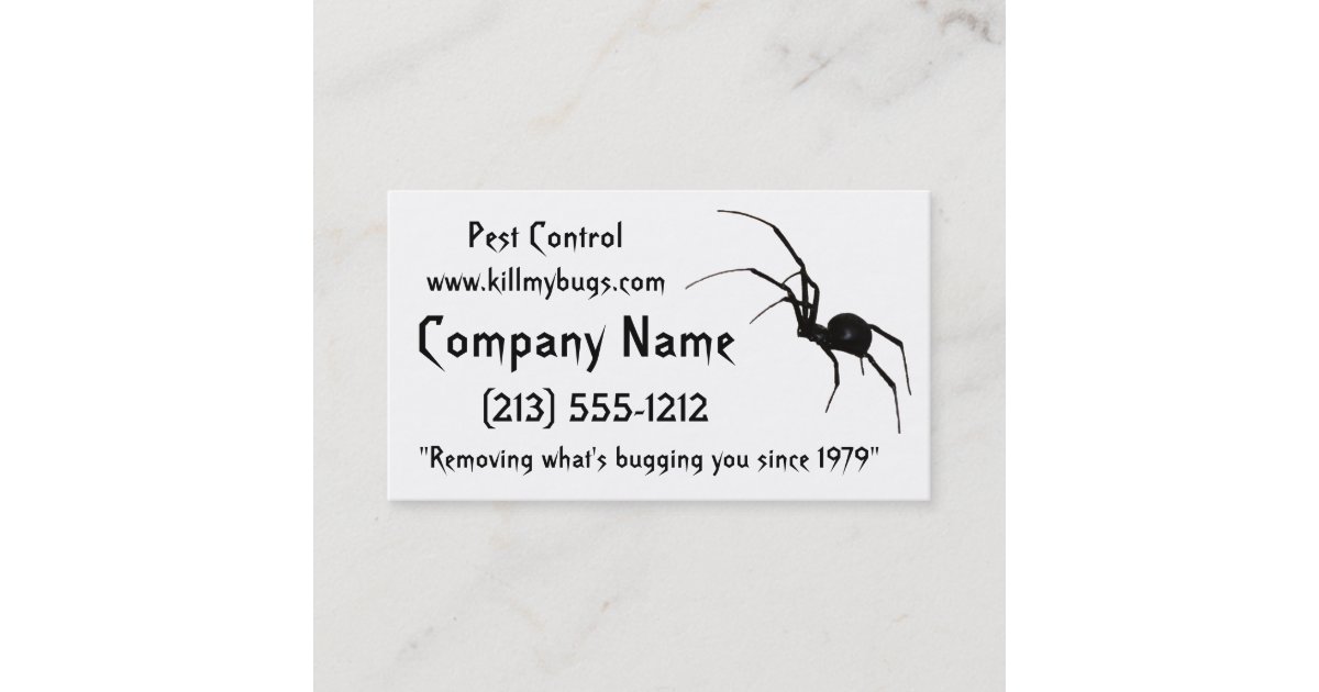 Pest Control Business Cards | Zazzle