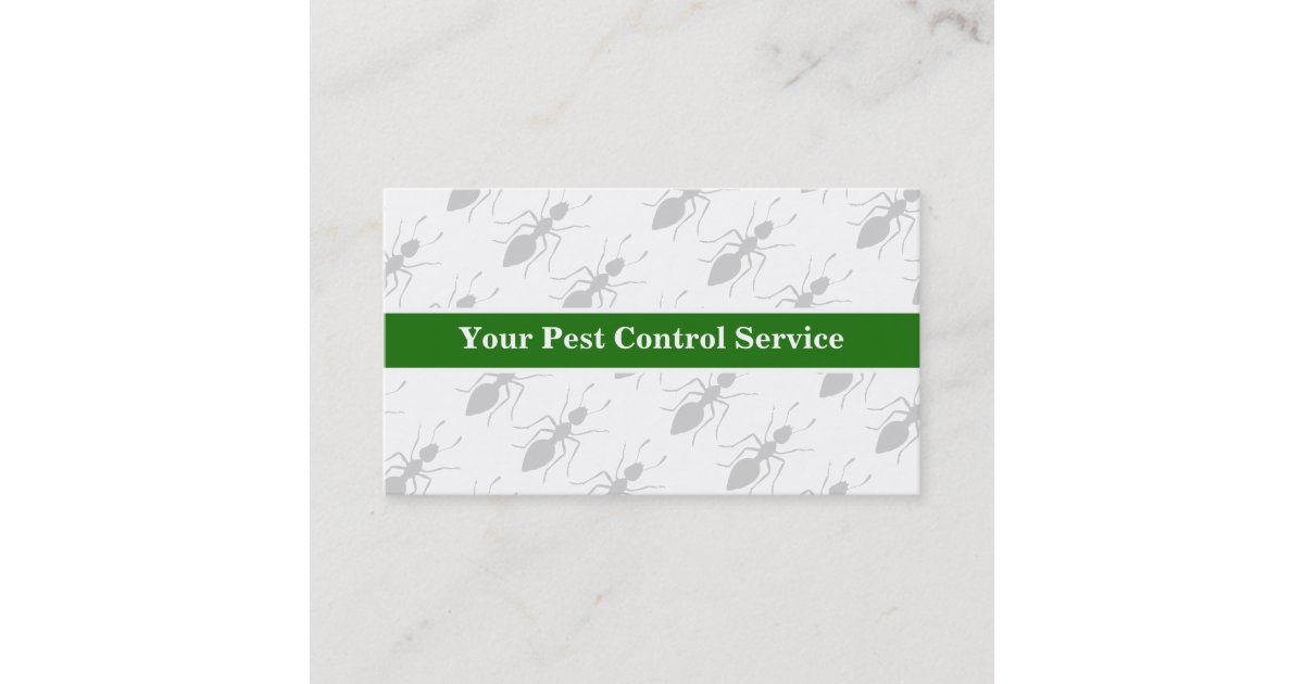 Pest Control Business Cards | Zazzle