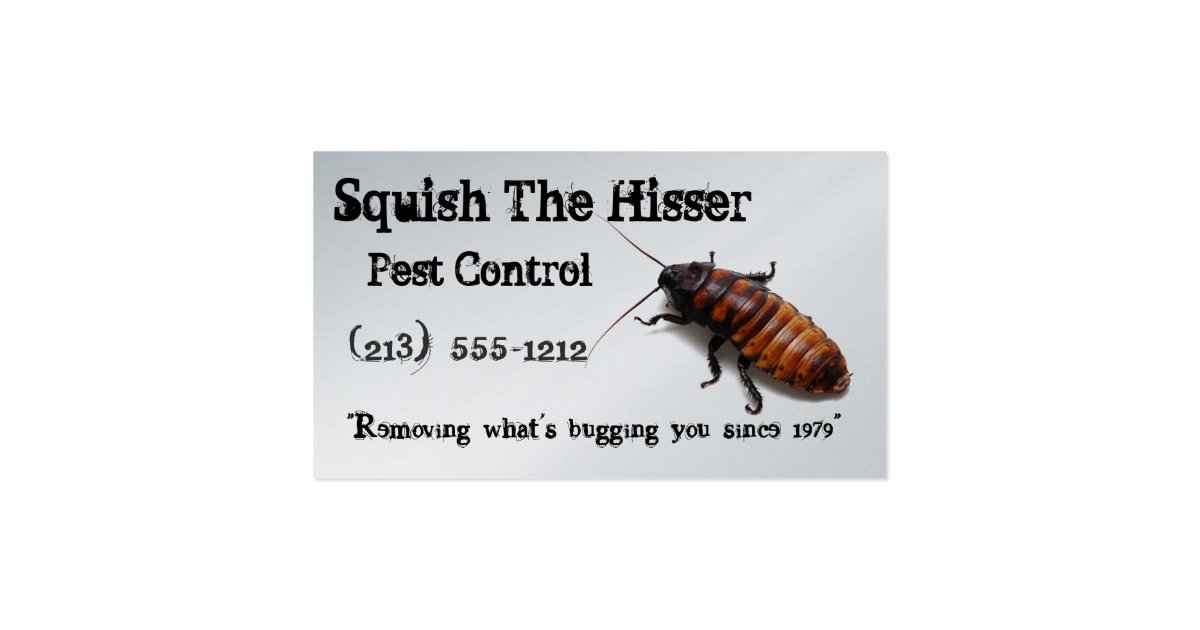 Pest Control Business Card Template