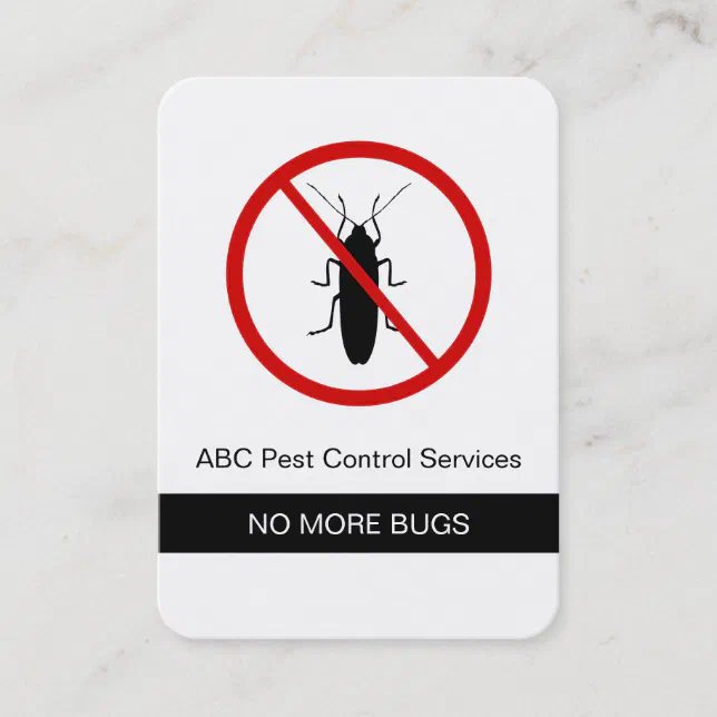 Pest Control Business Cards | Zazzle