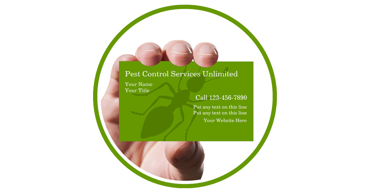 Pest Control Business Cards | Zazzle