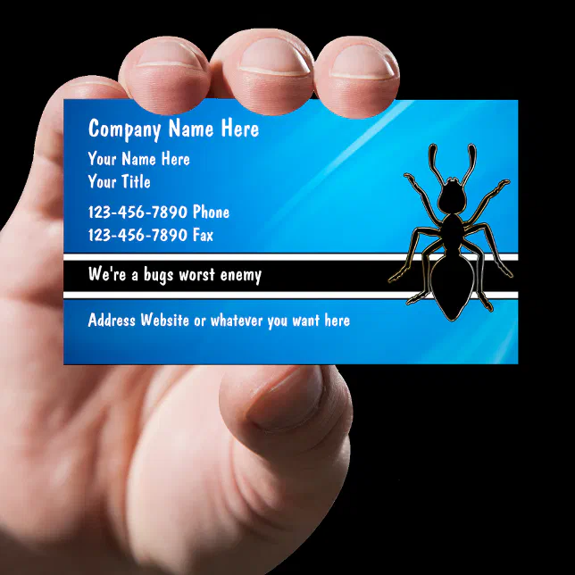 Pest Control Business Cards | Zazzle