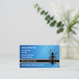 Pest Control Business Cards | Zazzle