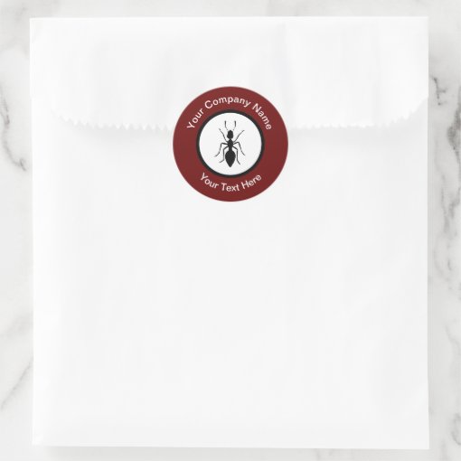 Pest Control Exterminator Theme Business Stickers | Zazzle