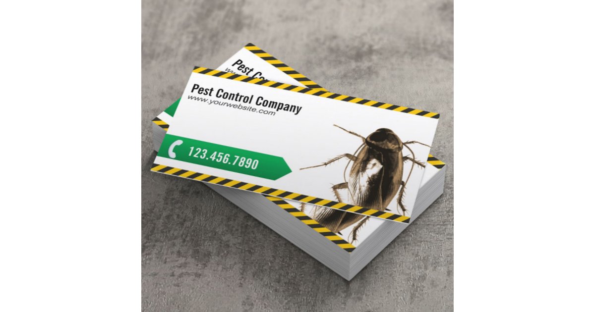 Pest Control Professional Business Card | Zazzle