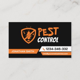 Pest control Service Business Card | Zazzle