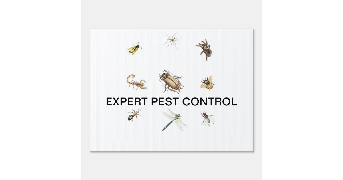 Pest Control Yard Sign Zazzle
