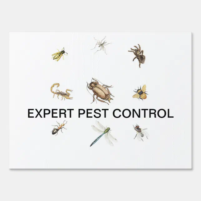 Pest Control Yard Sign | Zazzle