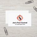 Pest Termite Control / Insect Terminator Business Card | Zazzle
