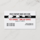 Pest Vermin Control Personalize Business Card | Zazzle.com