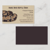 Pet Ball Python Snake Reptile Breeder Business Card | Zazzle