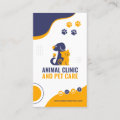 Pet care, Veterinary Clinic, Vet, Animal, Doctor Business Card | Zazzle