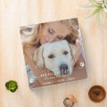 Pet Memorial Memory Book Custom Dog Photo Album 3 Ring Binder | Zazzle