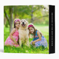 Pet Memorial Memory Book Dog Photo Album 3 Ring Binder | Zazzle