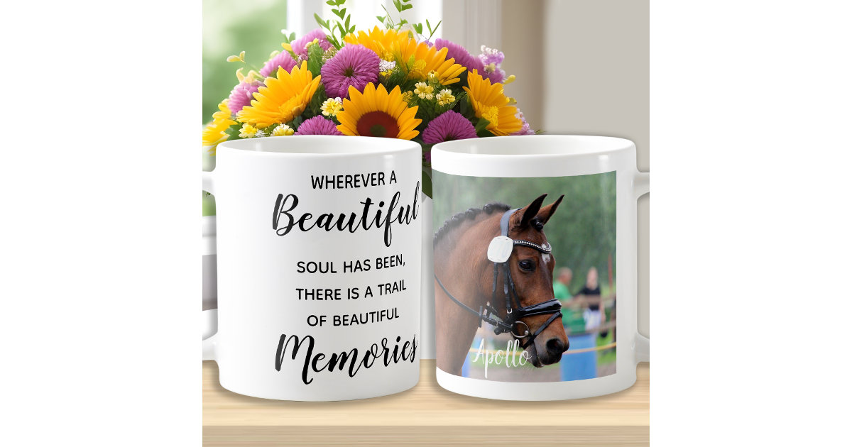 Pet Memorial Personalized Photo In Loving Memory Coffee Mug | Zazzle