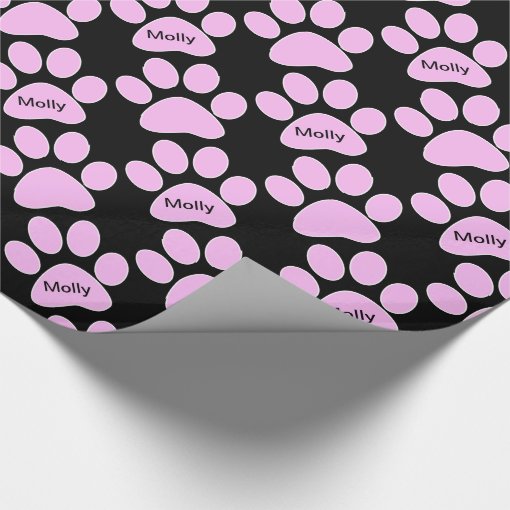 Pet Monogram Classy Wrapping Paper | Zazzle
