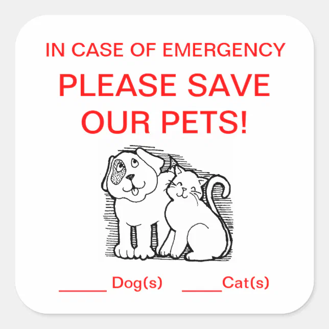 Pet Rescue Sticker | Zazzle