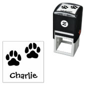 Pet Signature With Paw Print Stamp Charlie | Zazzle