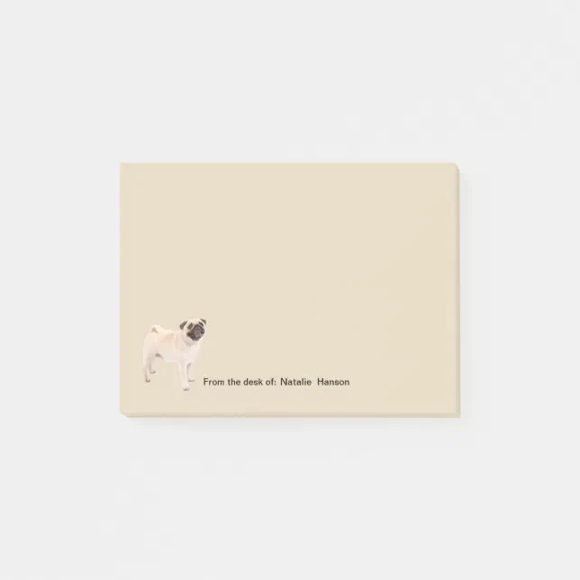 Pet Theme Pug Dog Post-it Notes | Zazzle