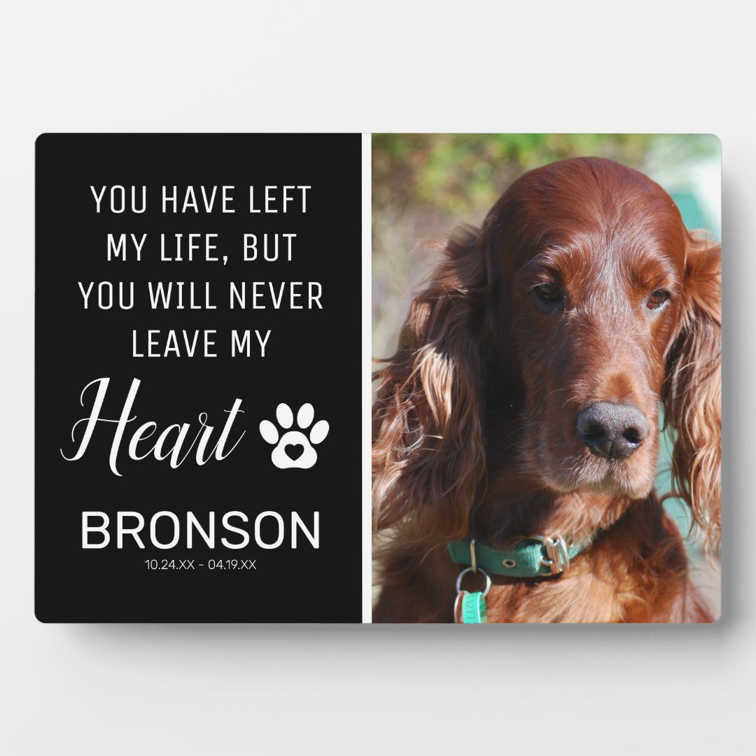 Pet Tribute | Dog Remembrance Keepsake Plaque | Zazzle