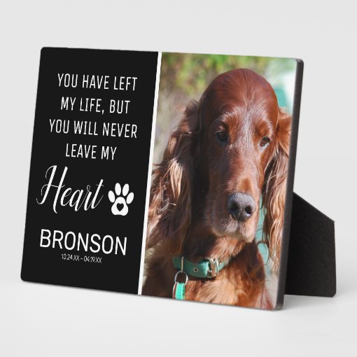 Pet Tribute | Dog Remembrance Keepsake Plaque | Zazzle