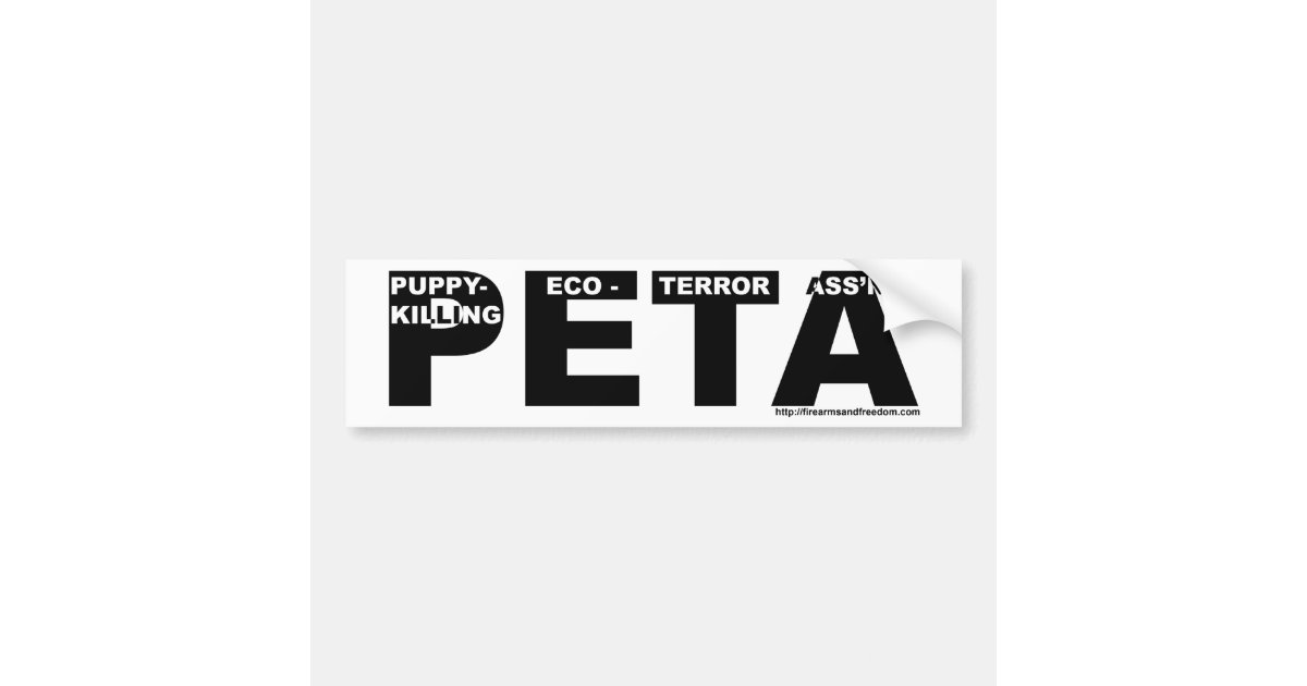 PETA Sticker | Zazzle
