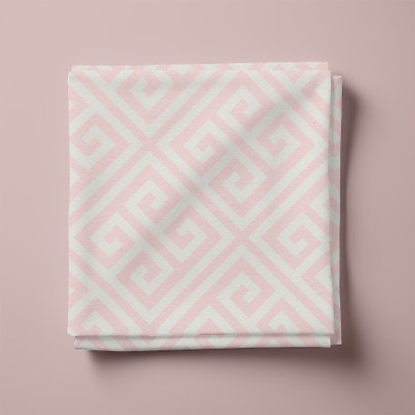 Sage Green Greek Key Pattern Fabric | Zazzle