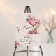 Petals and Prosecco Bridal Shower Welcome Foam Board | Zazzle